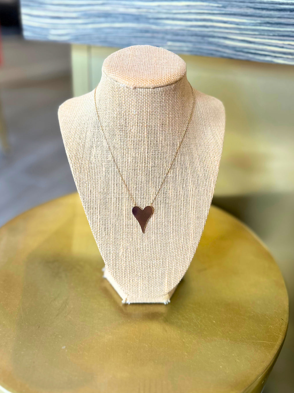Solid Heart Necklace - Large – Monkee's of Raleigh