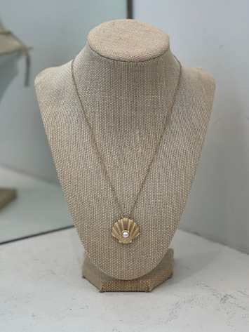 Ariel Clam Shell Necklace – Monkee's of Raleigh