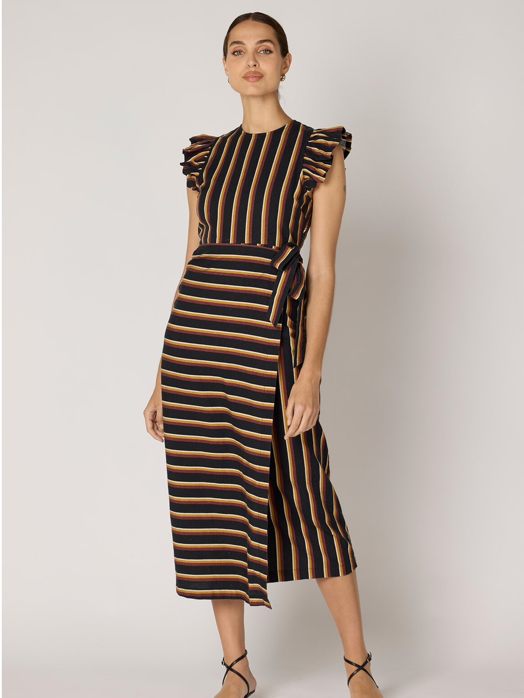 Greta Midi Dress - Black – Monkee's of Raleigh